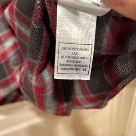 UNTUCKit | Shirts | Untuckit Mens Flannel Shirt | Poshmark
